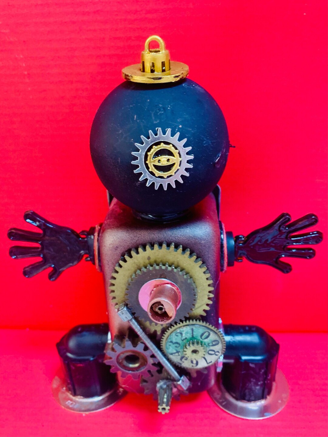Regal-1 Assemblage Art Robot Made From Found Objects - Etsy