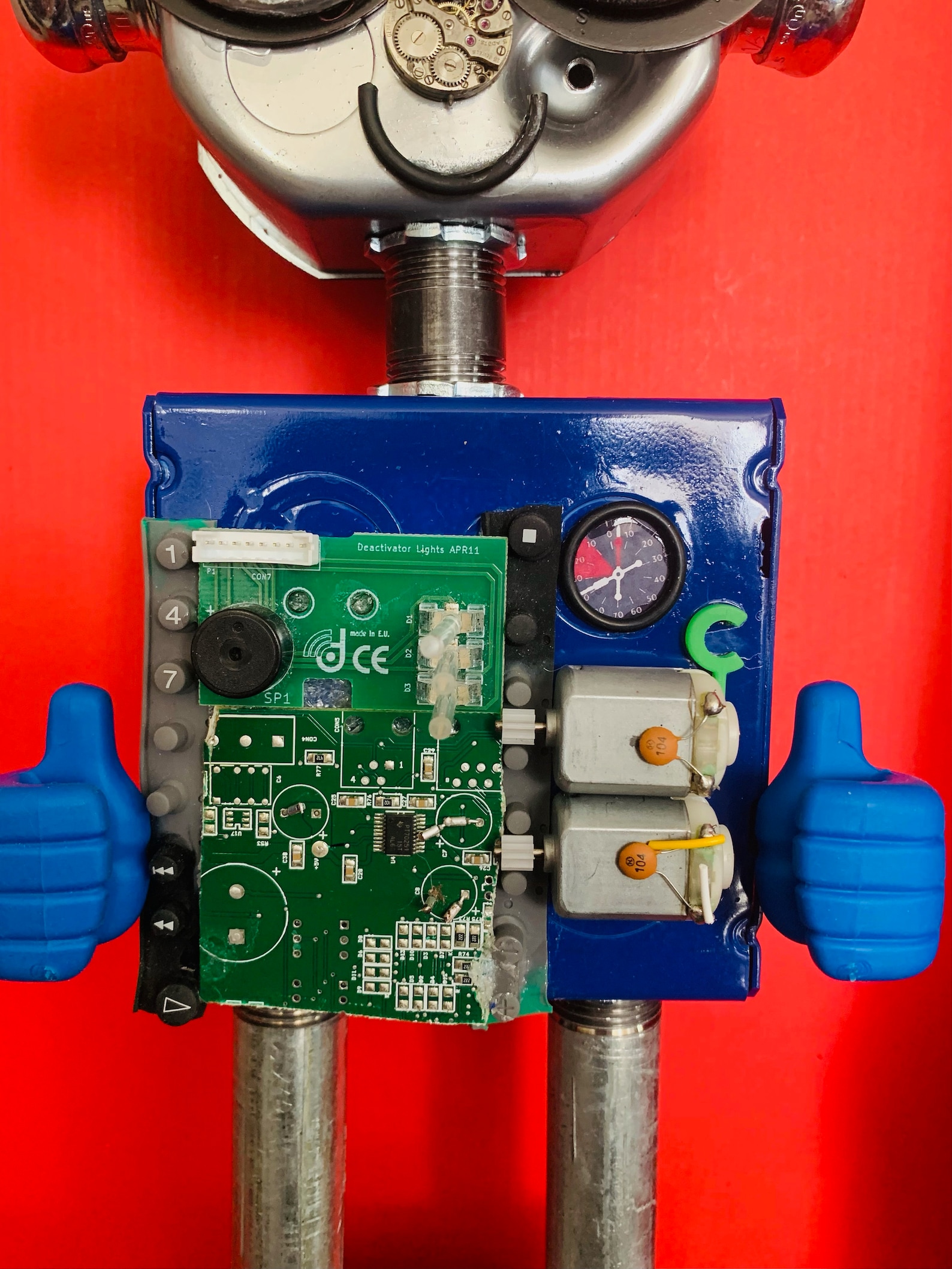 Sentry Bot Assemblage Art Robot Made From Found Objects - Etsy