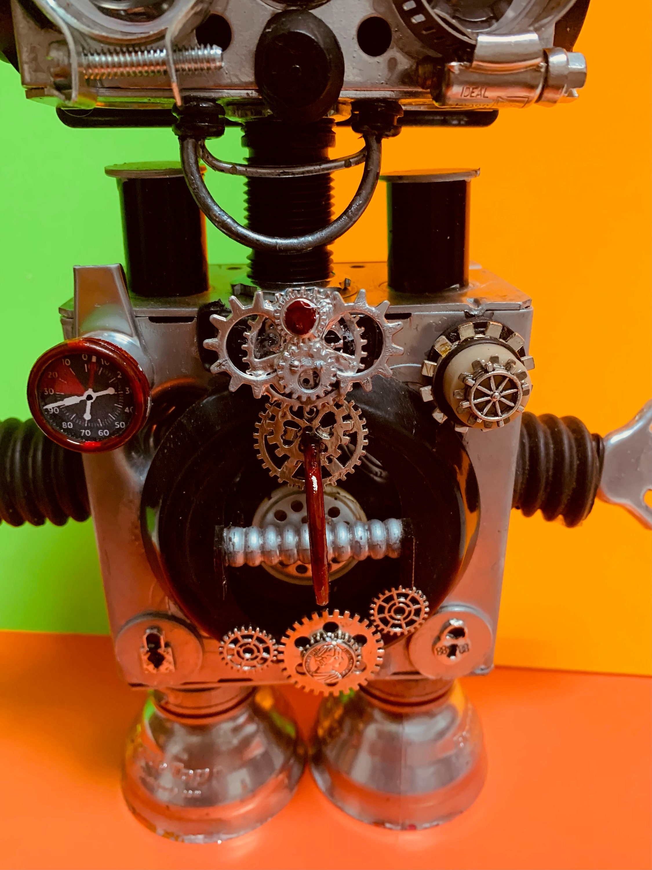 Adon Assemblage Art Robot Made From Found Objects - Etsy