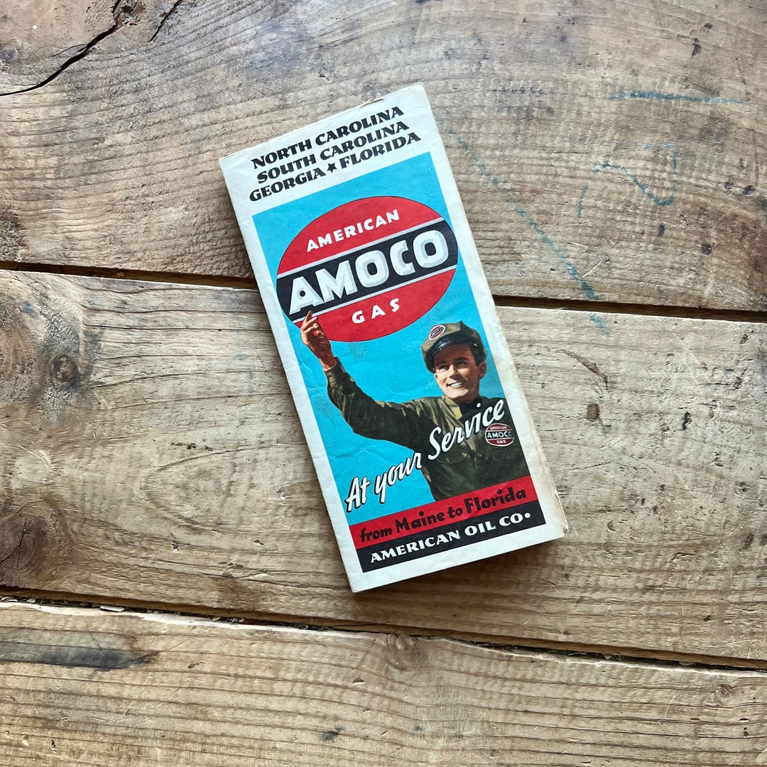 Amoco Map, Florida, Georgia & the Carolinas (1938) | Maine to Florida ...