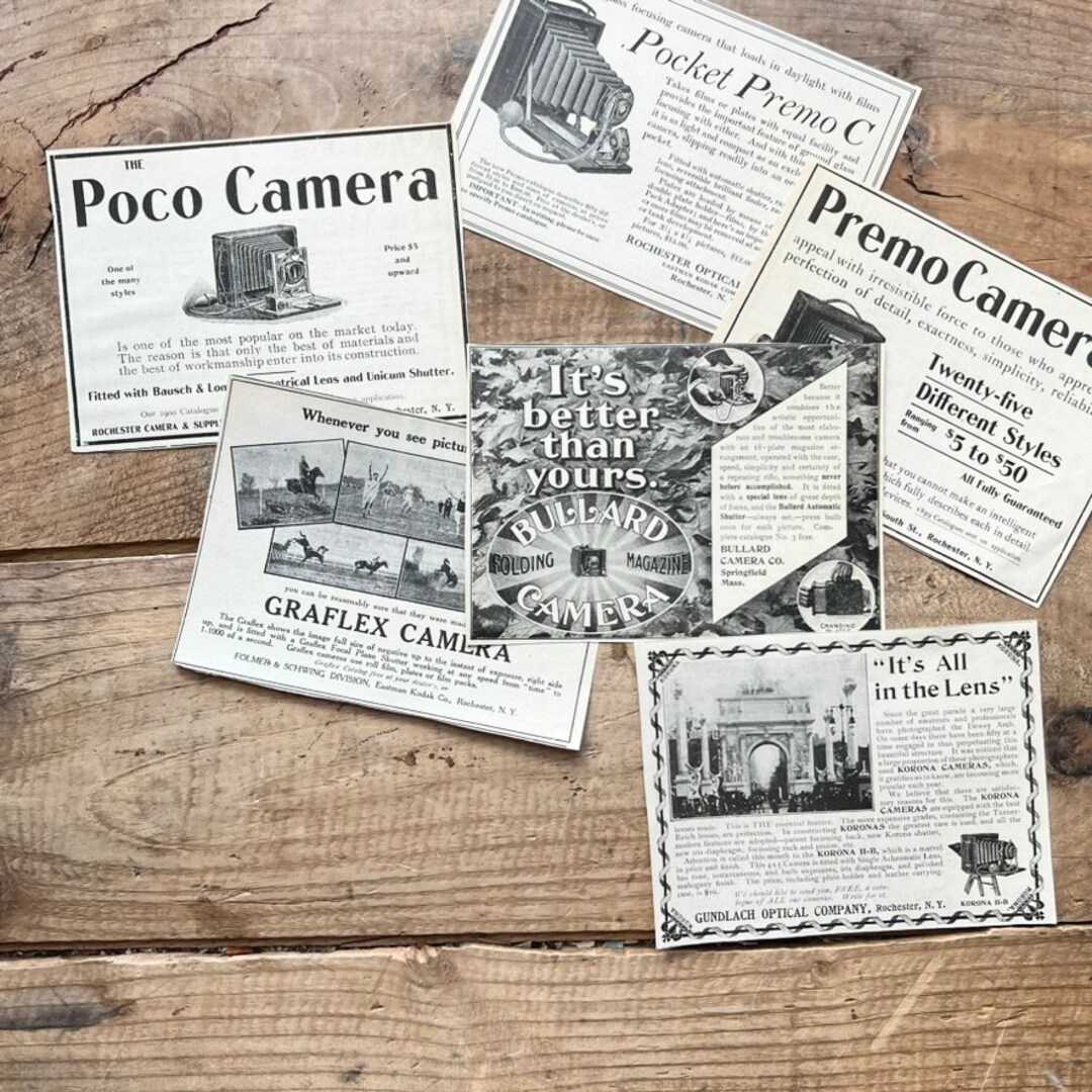 Advertisements, Turn-of-the-century Cameras (1890s-1910s) | Kodak ...
