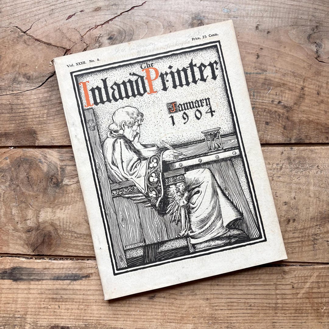 Inland Printer Jan 1904 St Louis Worlds Fair Printing Design