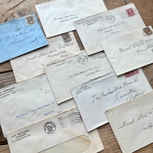 Envelopes Bundles (1910s-1940s) | Ten or Twenty Pieces | Vintage ...