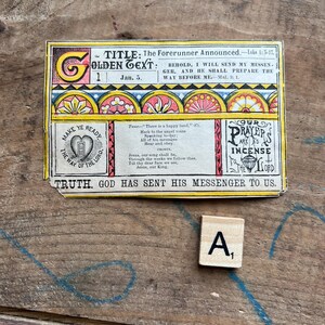 The Golden Text Trading Cards (c. 1880s) | Dollar Shipping | Antique ...