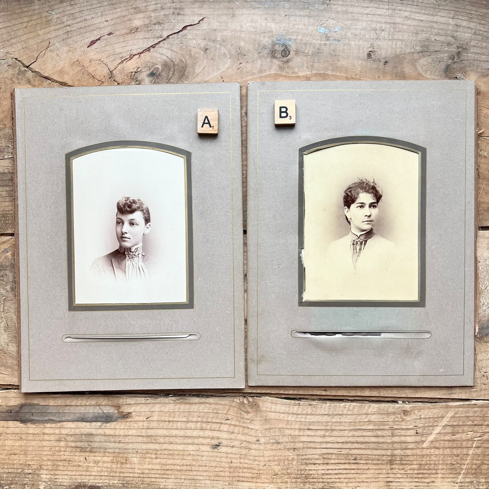 Victorian Album Pages With Photographs (c. 1900) | Antique Photos ...
