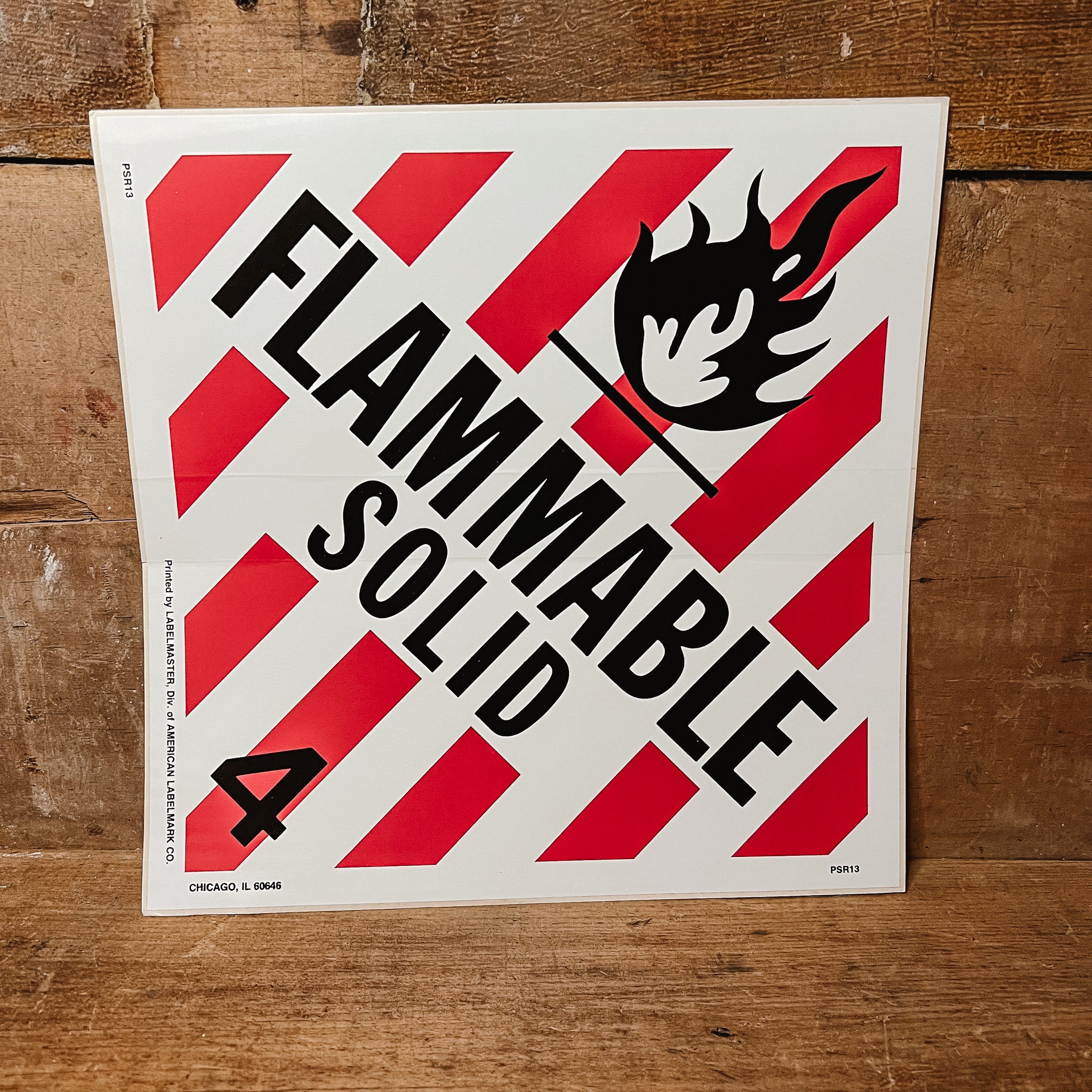 Vintage Warning Signs | Poison, Toxic, Dangerous, Flammable | Science ...