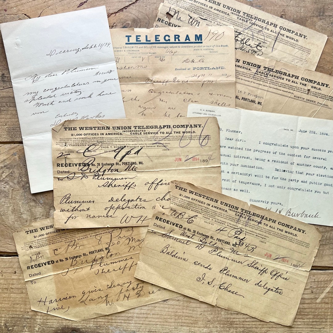 Ephemera Collection, Election of Sheriff Samuel Plummer 1894 Eight ...