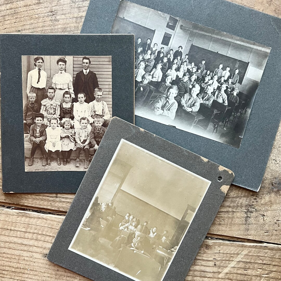Mounted Photos, Class is in Session (c. 1900) | Antique School ...