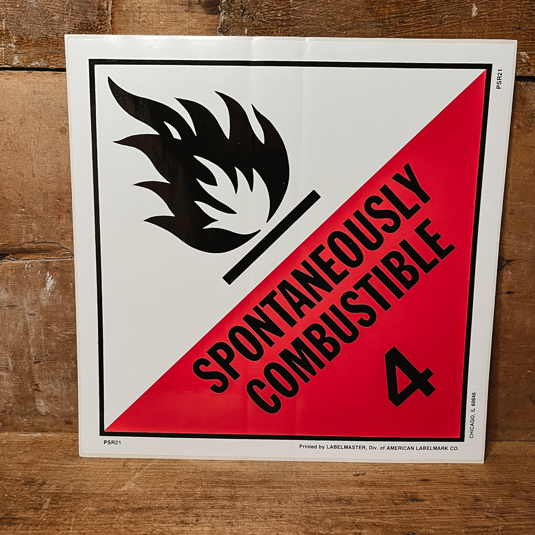 Vintage Warning Signs | Poison, Toxic, Dangerous, Flammable | Science ...