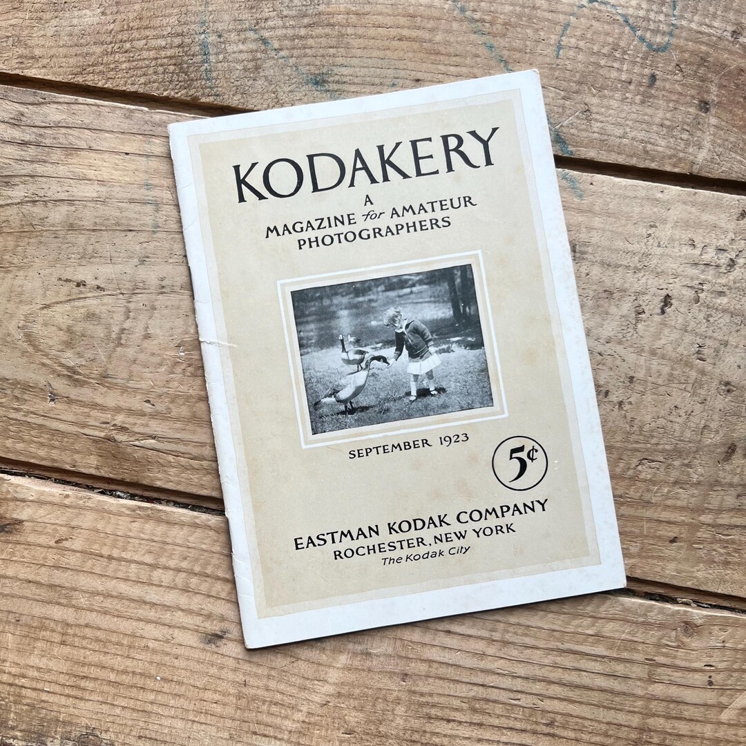Kodakery: A Magazine for Amateur Photographers (sept 1923) | Vintage ...