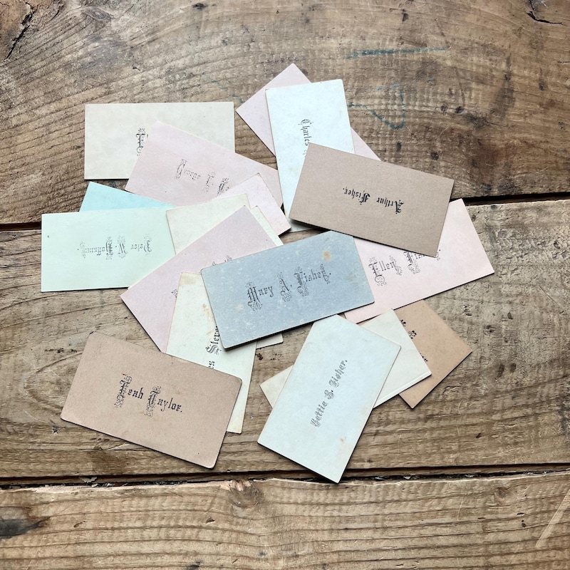 Antique Calling Card - Etsy