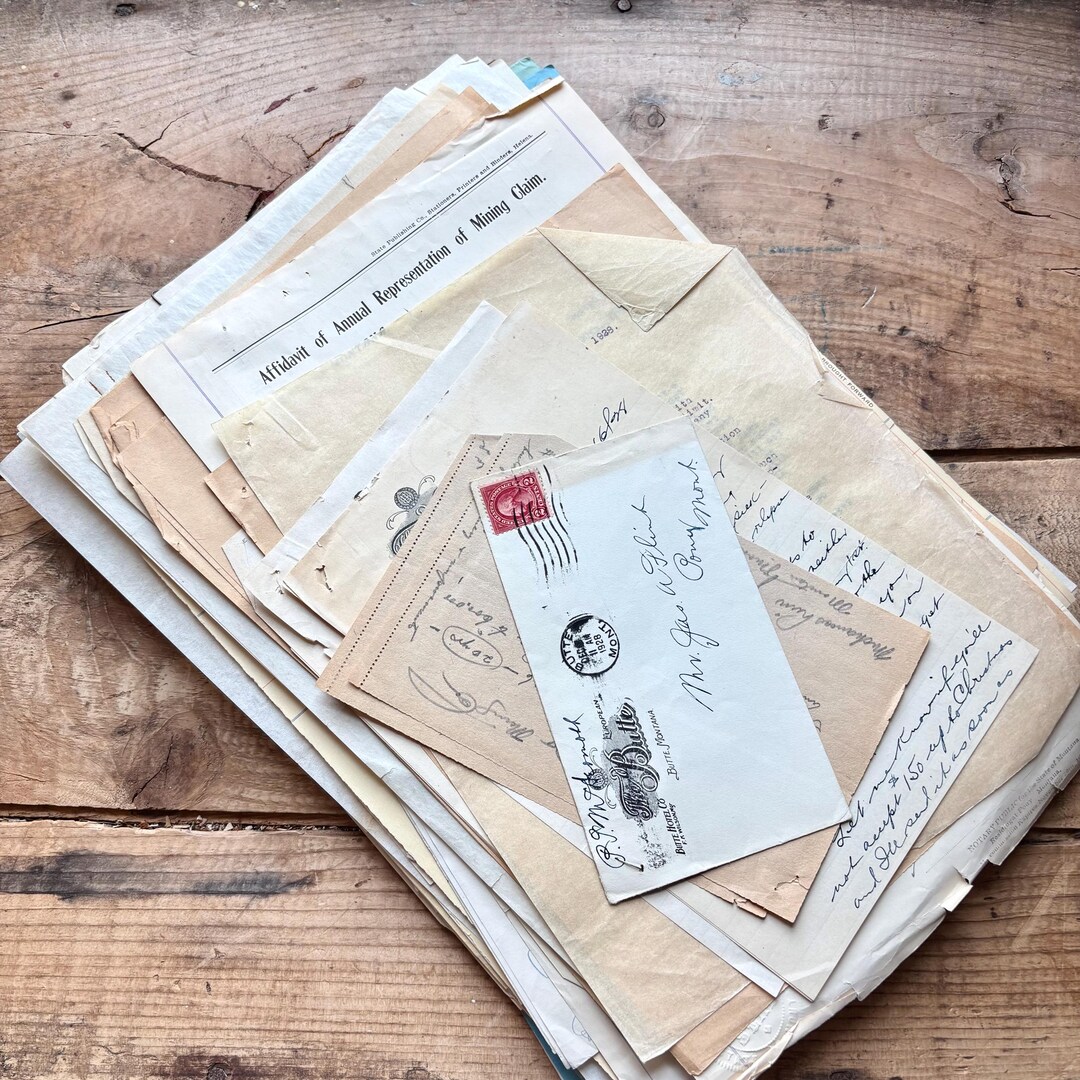 Huge Mining Ephemera Lot, 135+ Pieces (1910s-1930s) | Pony, Ghost Town ...