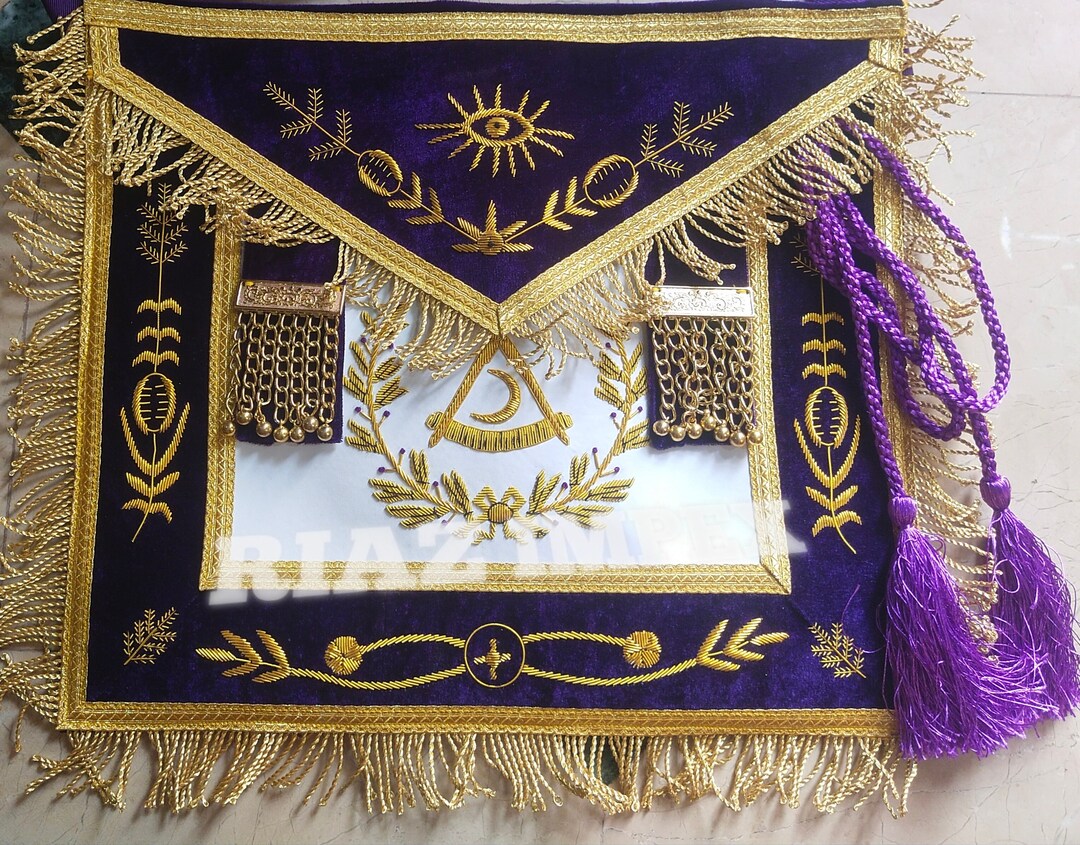 Royal and Select DDGM Apron, Royal Master Aprons, Officer RSM Apron - Etsy