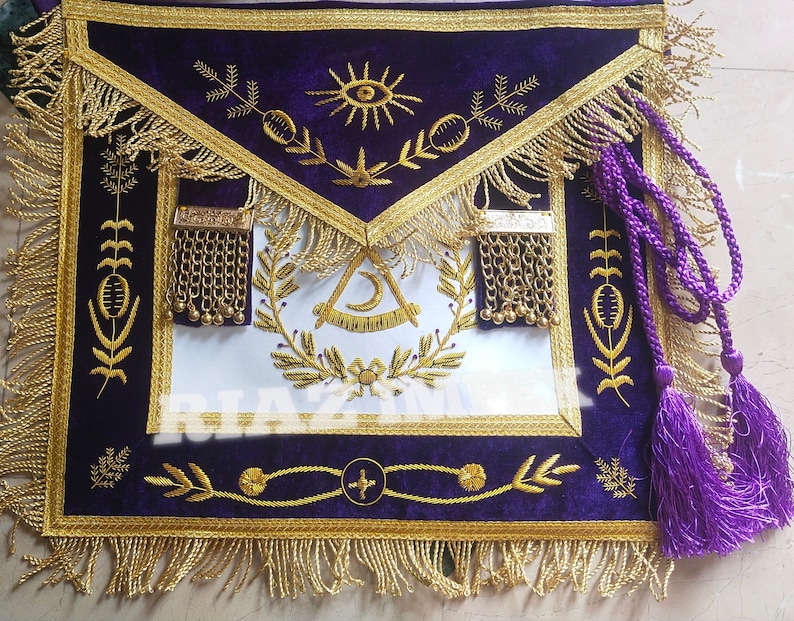 Royal and Select DDGM Apron, Royal Master Aprons, Officer RSM Apron - Etsy