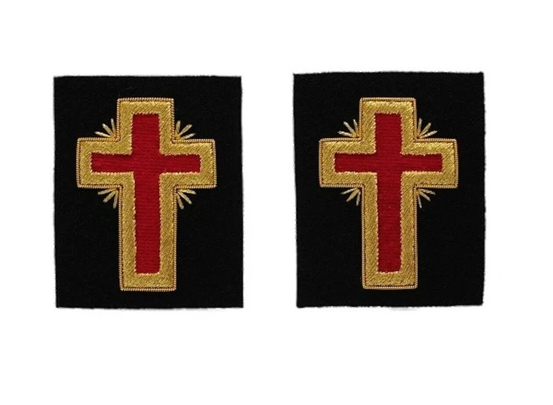 Masonic Freemason Knights Templar Past Commander Complete Accessory Set ...