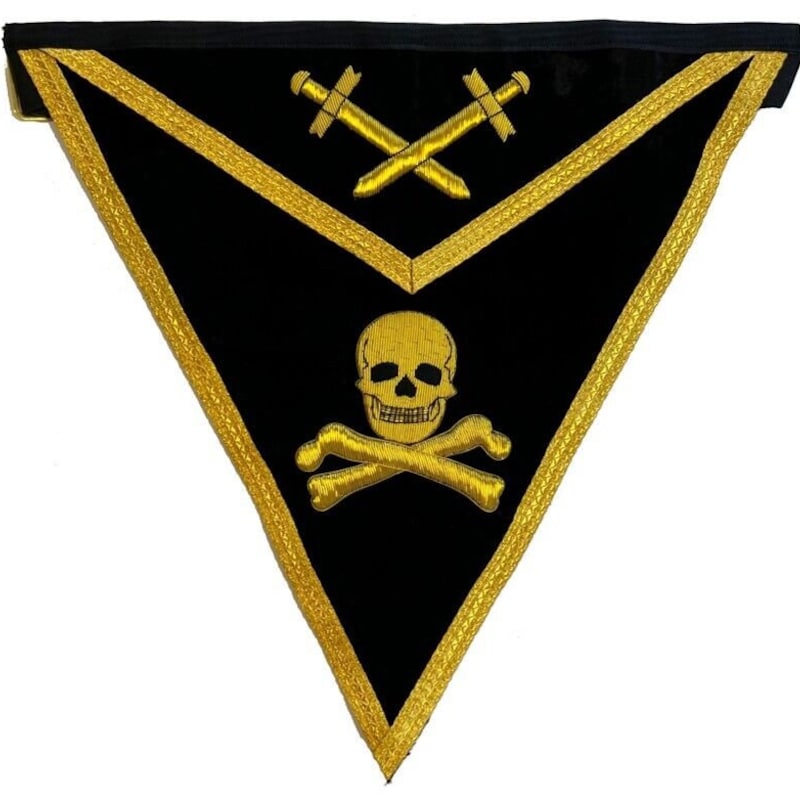 Masonic Knights Templar Apron - Etsy