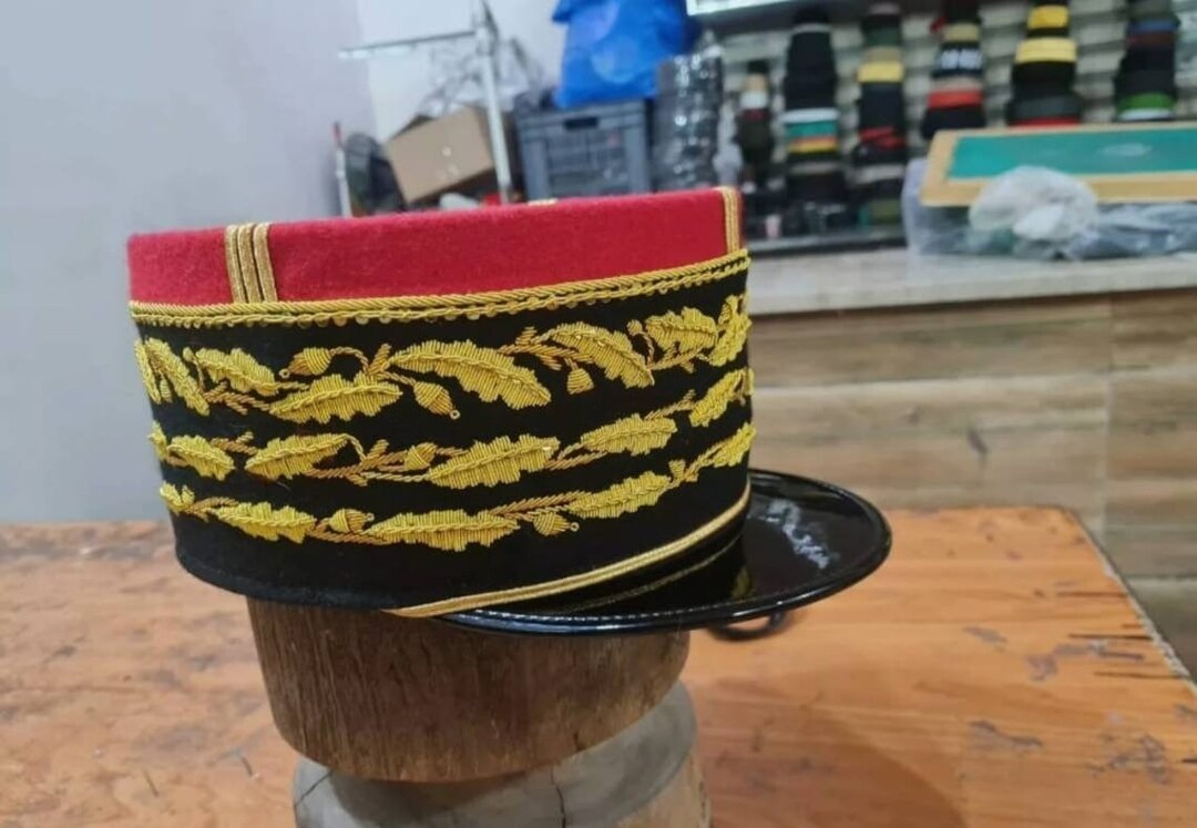 Marshal of France French Army Military General Officer Visor Hat Cap ...