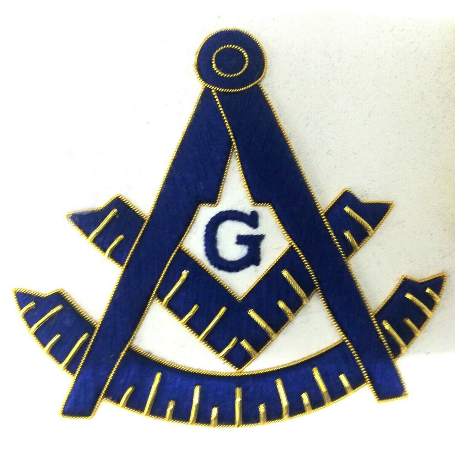 MASONIC Blue Lodge PAST MASTER Hand Embroidery Apron and Chain - Etsy