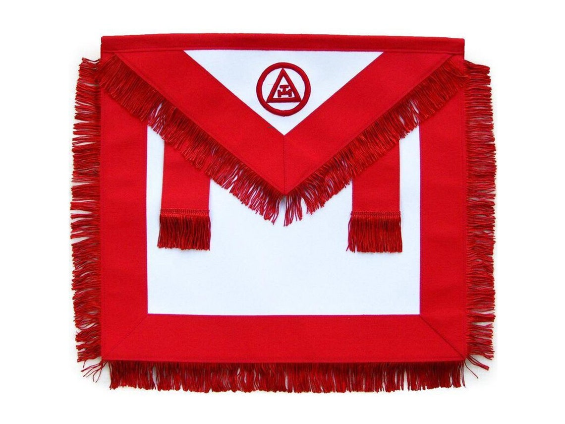 New Masonic Royal Arch Member RAM Apron With Fringe - Etsy
