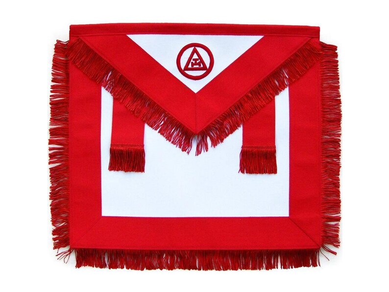 New Masonic Royal Arch Member RAM Apron With Fringe - Etsy