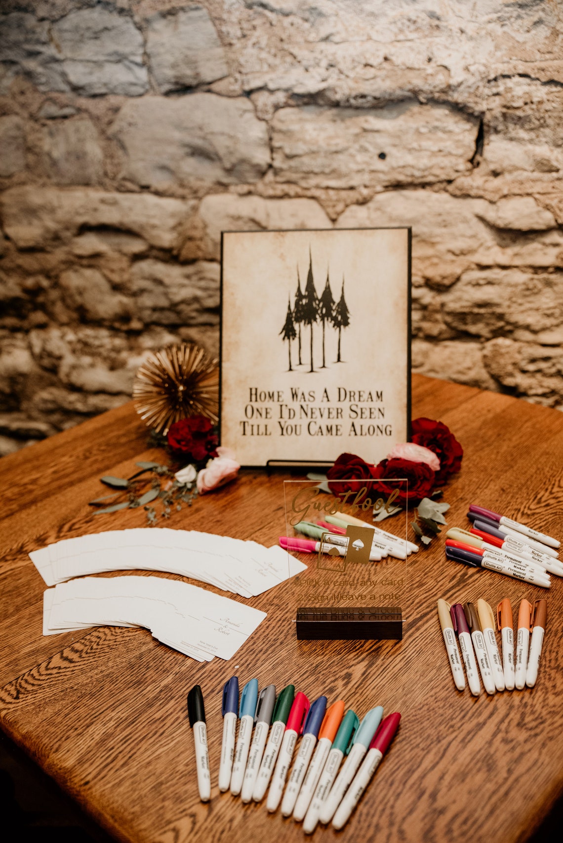 Playing Cards Guestbook Sign - Printable - Etsy