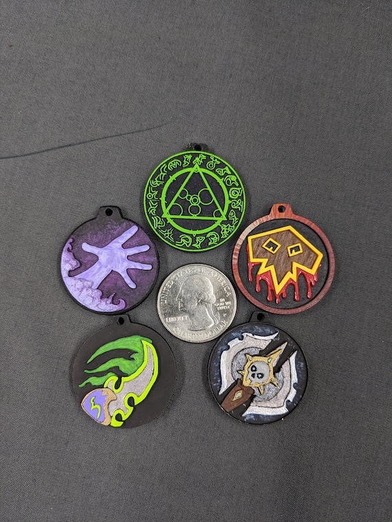 World of Warcraft Inspired Class Icon Necklaces | Etsy