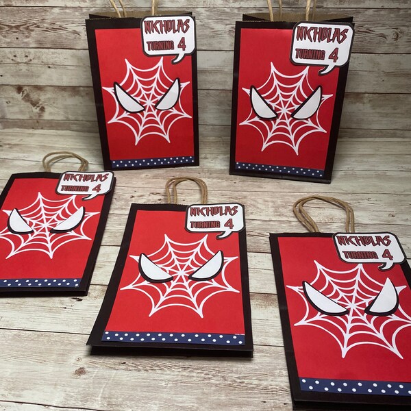 Spiderman Goody Bags - Etsy