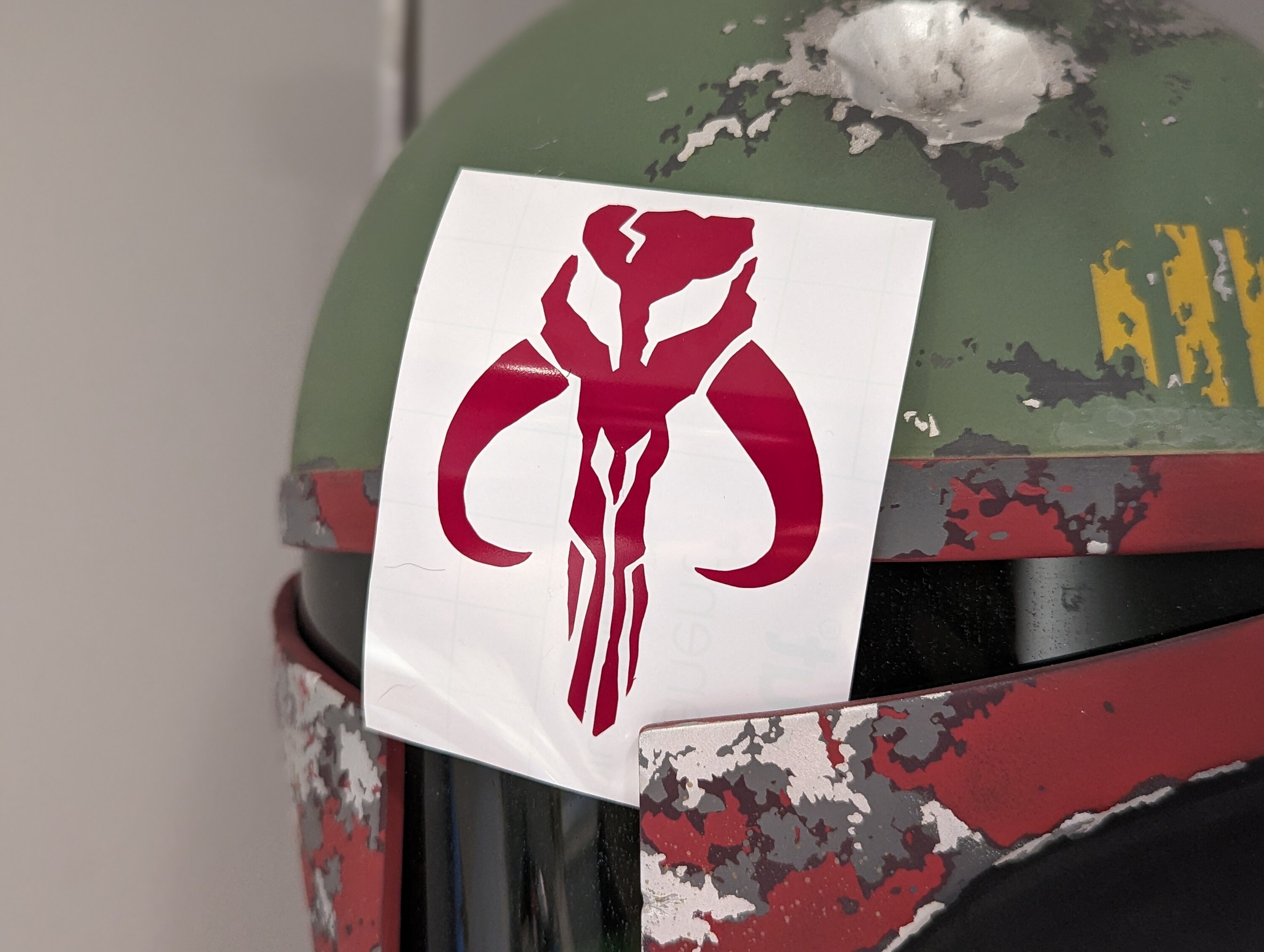 Boba Fett Mandalorian Mythosaur Vinyl Sticker Decal Empire Strikes Back ...