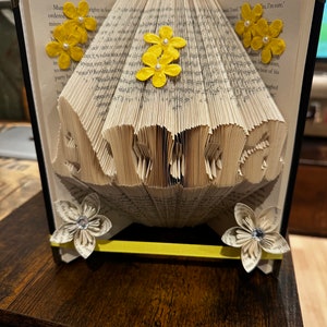Folded Book Art Name - Etsy