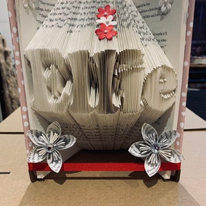 Folded Book Art Name - Etsy