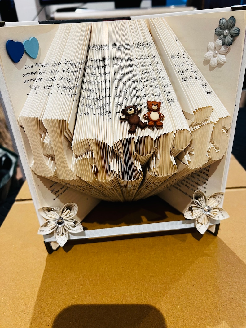 Folded Book Art Name - Etsy