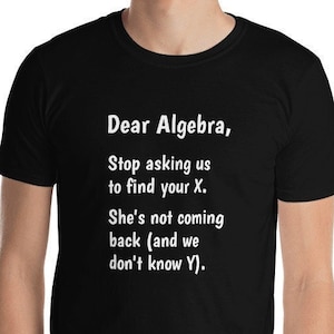 dear algebra joke