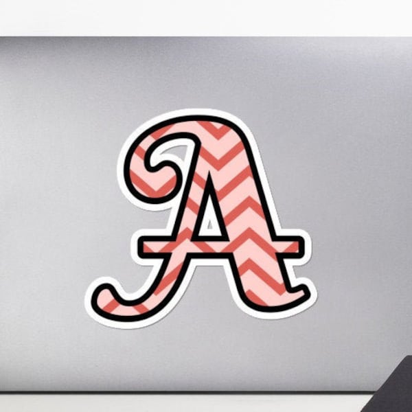 Preppy Letter Sticker - Etsy