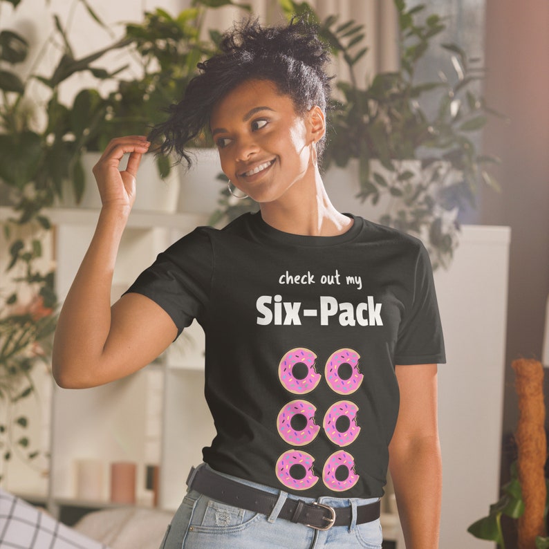 Six-pack Donuts T-shirt: Funny Abs Joke Shirt - Etsy