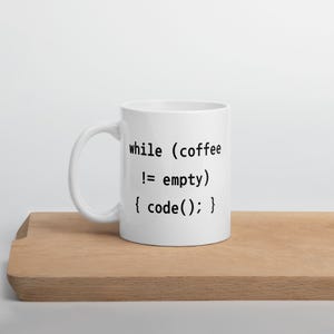 Funny Coding Mug: Coffee Code Gift for Programmers - Etsy