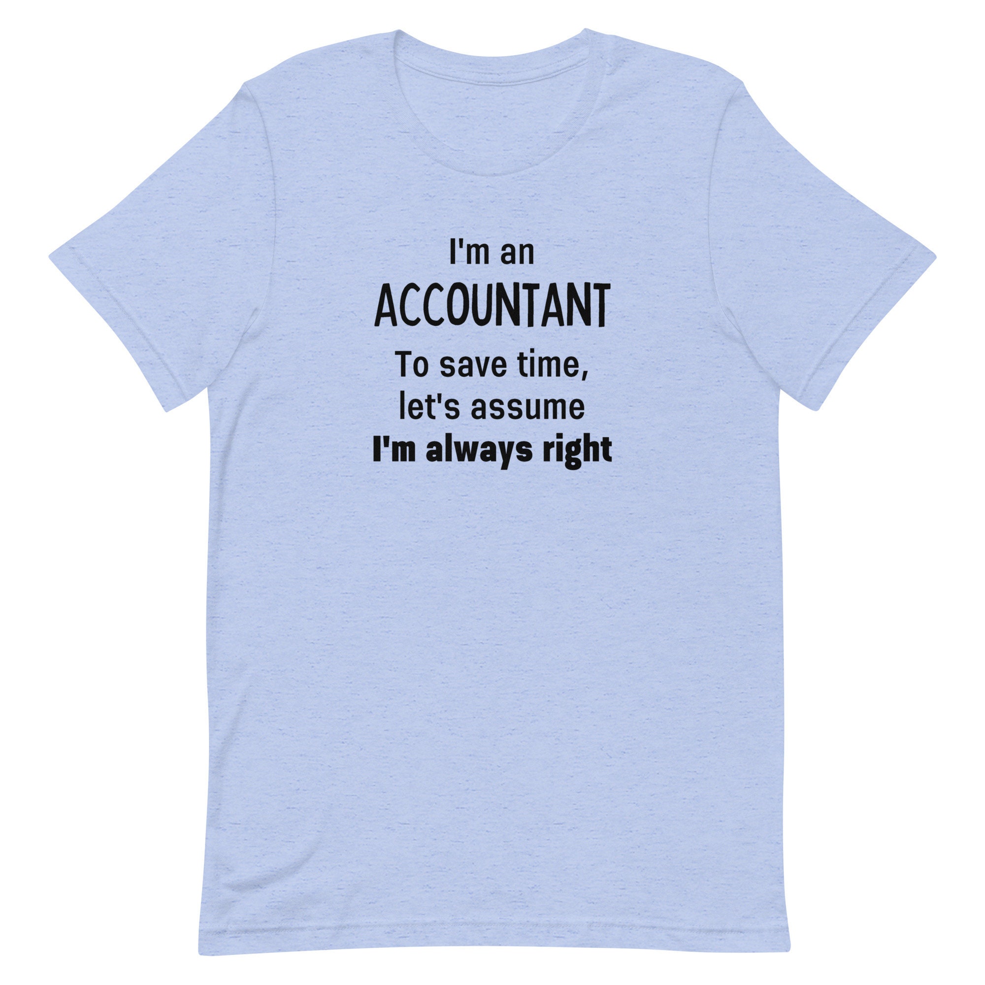 Funny Accountant T-shirt: CPA Gift, Tax Professional Tee - Etsy