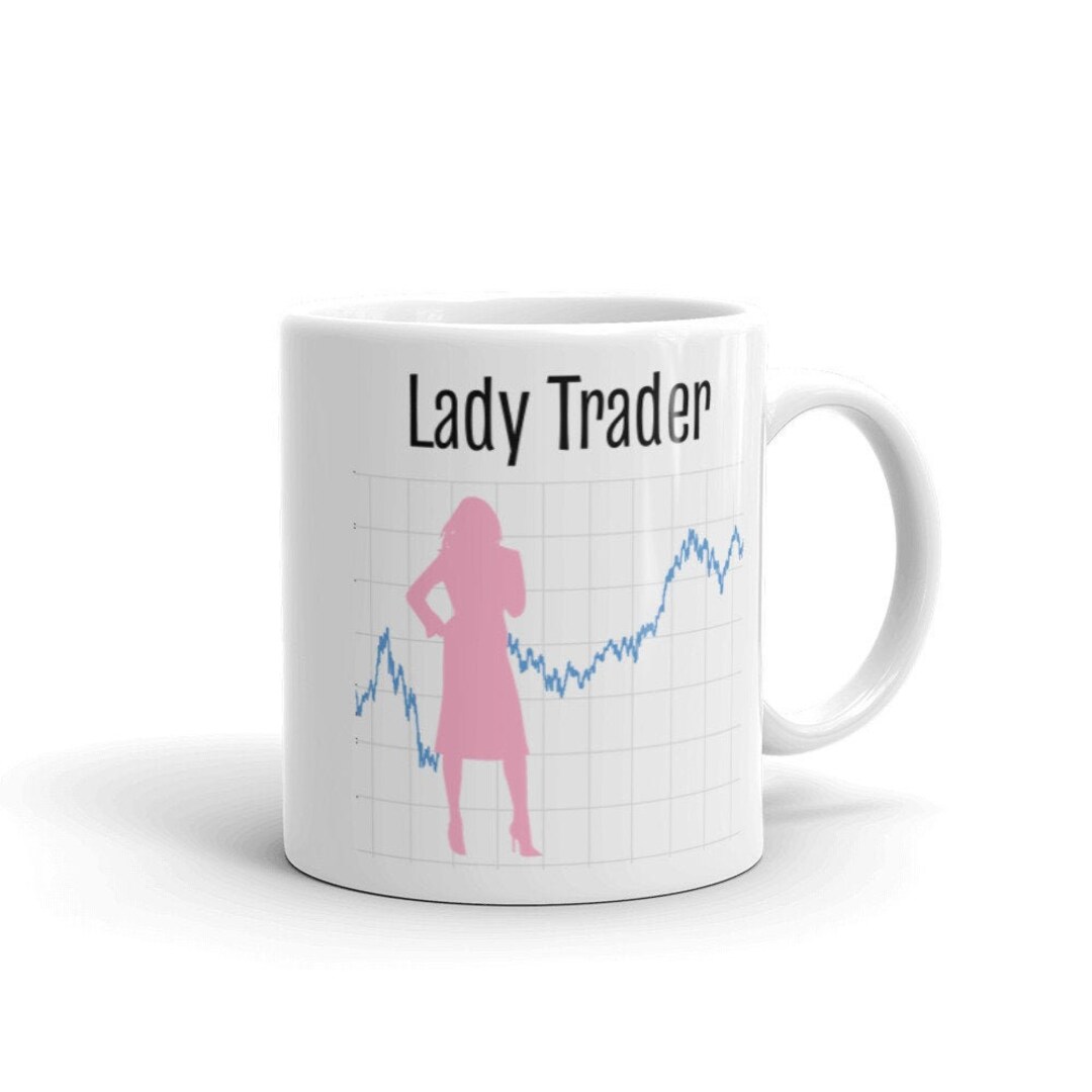 Lady Stock Trader Becher Geschenk für weibliche Finanzprofi ...