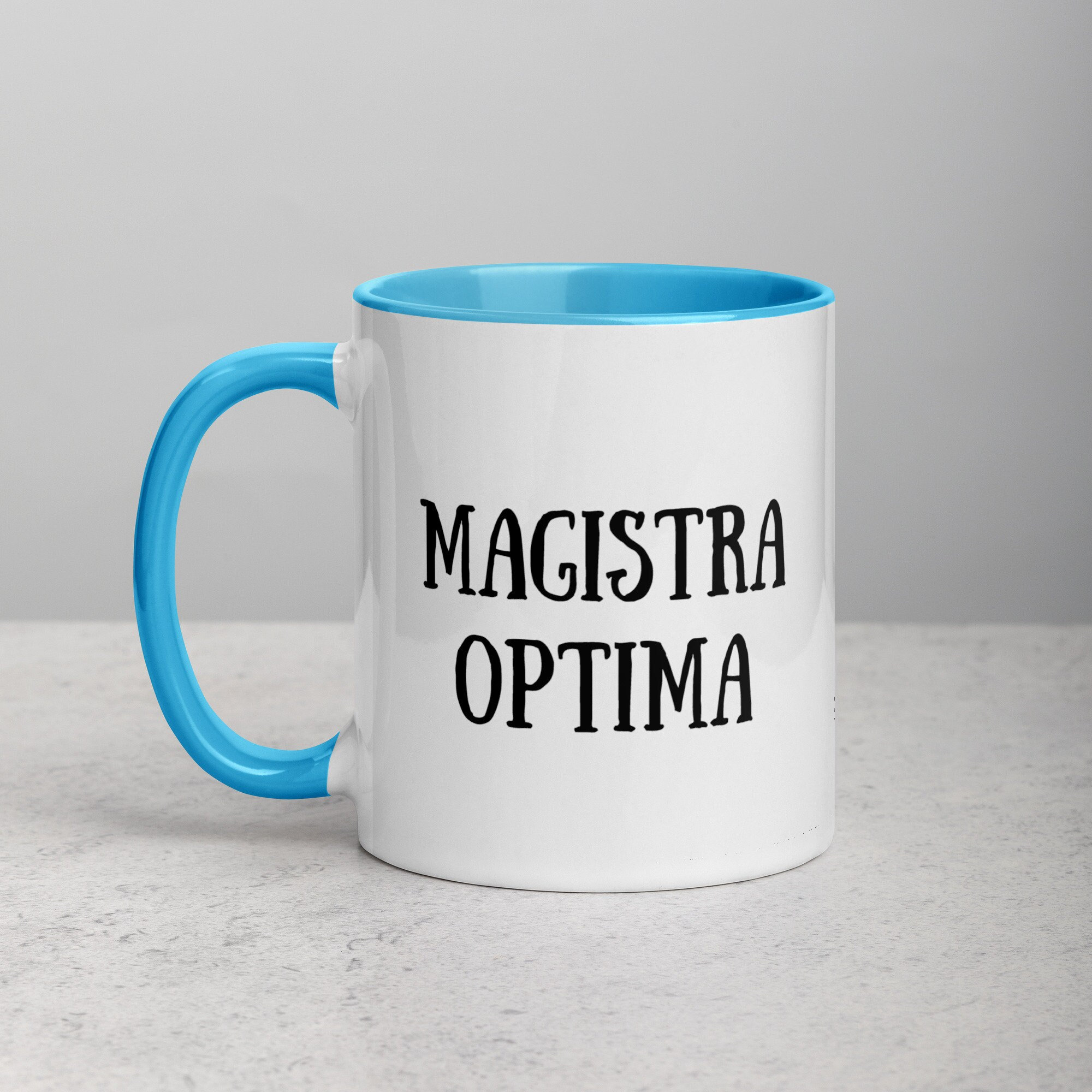 Magistra Optima Mug - Best Latin Teacher Mug - Latin Teacher Gift - Etsy