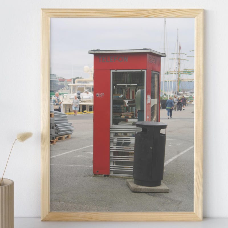 Red Telephone Box - Etsy