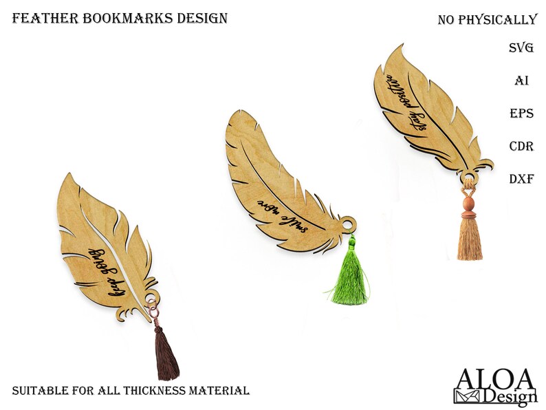 Bookmarks Svg Laser Cut File Bookmark Design Templates - Etsy