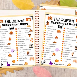The Best Fun Fall Scavenger Hunt I Spy Instant Digital Download Kids ...