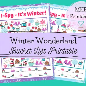It's Winter Kids I Spy Game Instant Digital Download for | Etsy
