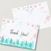 Winter Wonderland Printable Thank You Card / Instant Digital Download ...