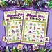 Printable Mardi Gras BINGO Game Set! Instant Digital Download / 5 X 5 ...