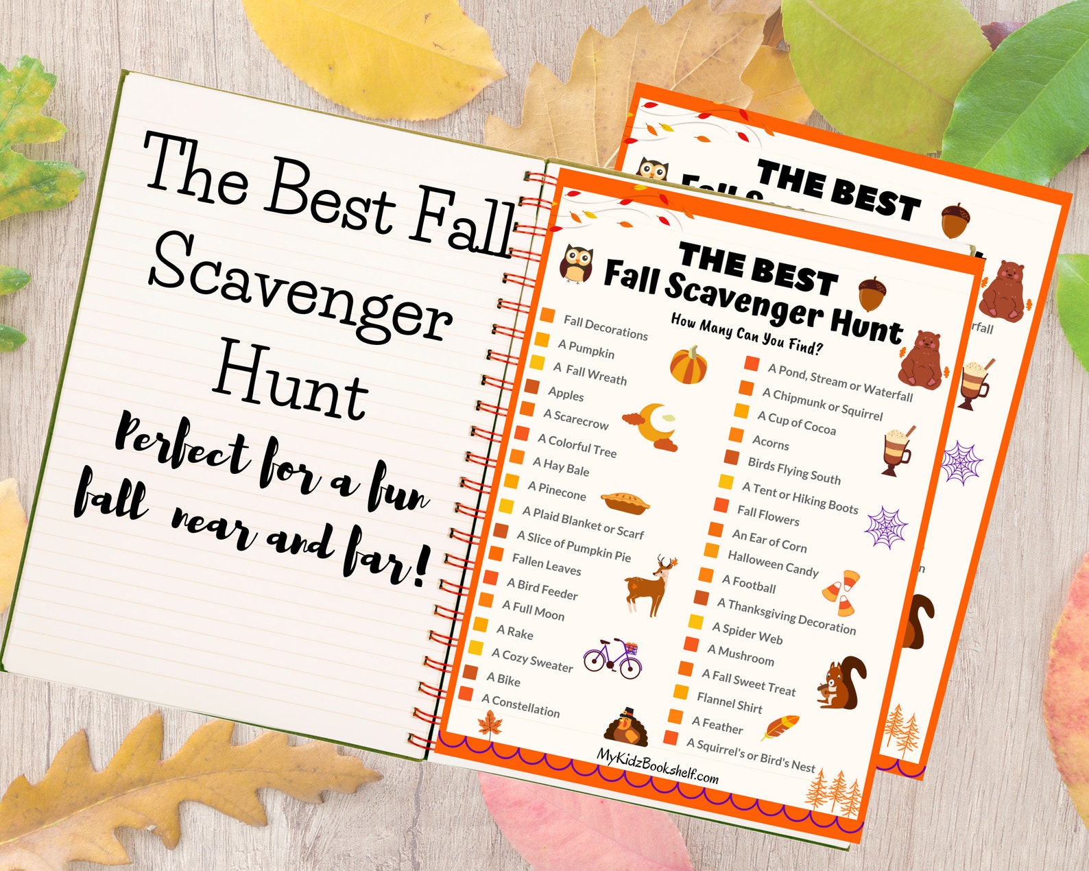 The Best Fun Fall Scavenger Hunt I Spy Instant Digital - Etsy