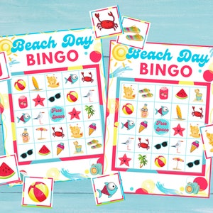 Beach Day Printable Bundle - Instant Digital Download Packing List ...