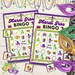 Printable Mardi Gras BINGO Game Set! Instant Digital Download / 5 X 5 ...