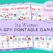 It's Winter Kids I Spy Game Instant Digital Download for Family ...