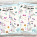 Winter Snowy Day Printable Scavenger Hunt I Spy Style Party Game Fun ...