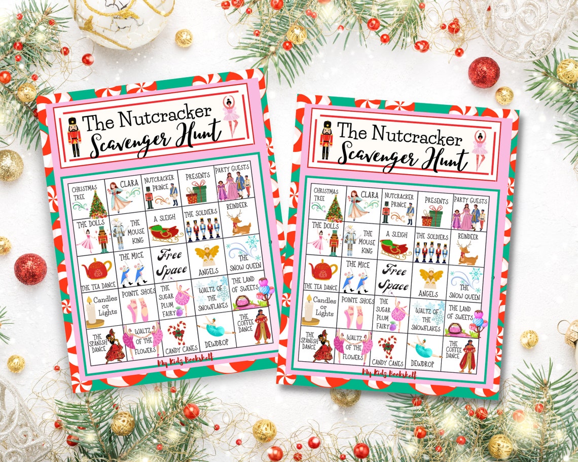 Nutcracker Scavenger Hunt for Kids - Instant Digital Download Ballet ...
